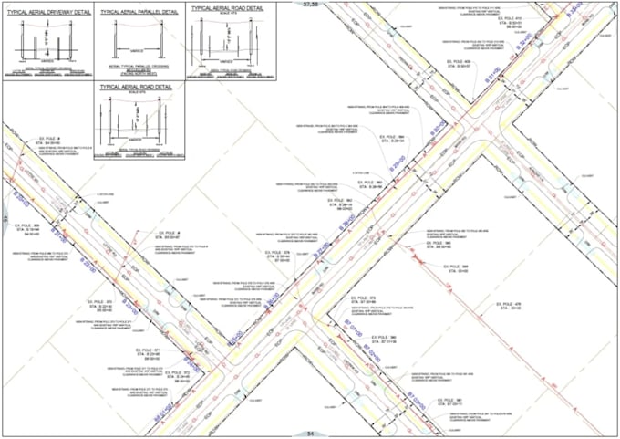 Do planning, construction drawing, permit drawing for telecom by ...