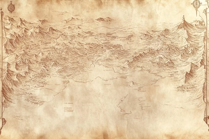 Make fantasy map illustration for dnd by Capone6 | Fiverr
