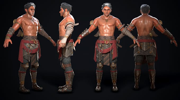 Import 3d realistic character model, nsfw model, farmd game, rig3d ...