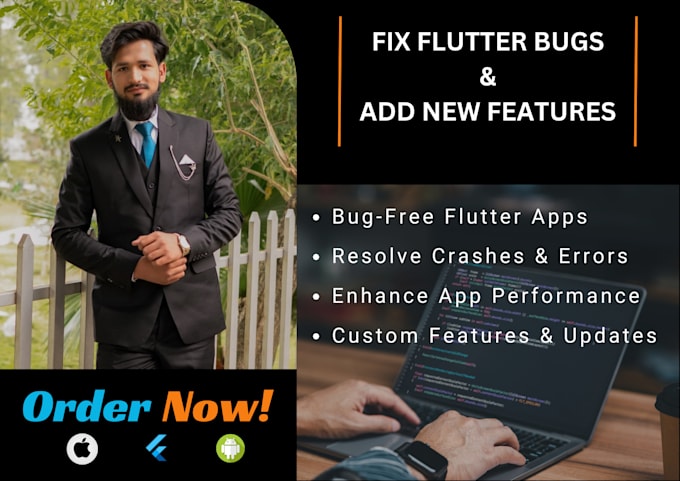 Fix bugs and enhance your flutter app with new features by Abdullahm_04 ... Fix bugs and enhance your flutter app with new features by Abdullahm_04 ...