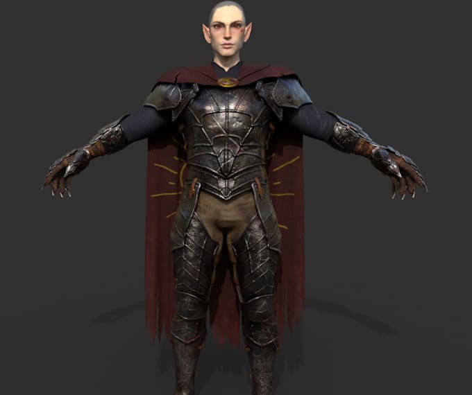 Port human model to daz, rig3d war game character, pbr texture,ue5 ...