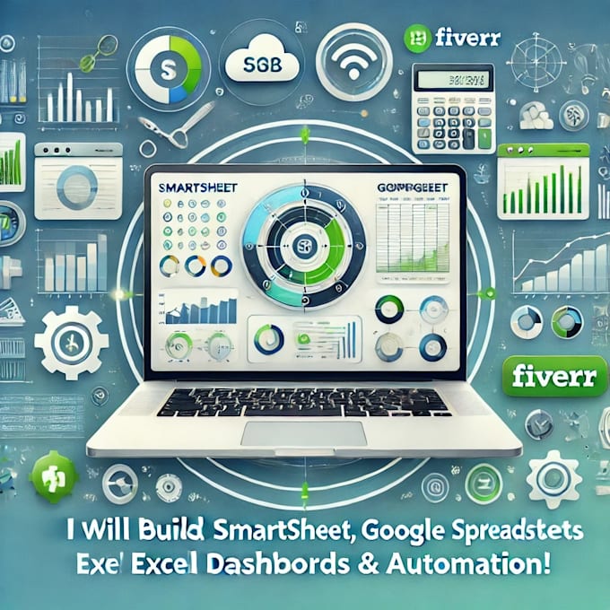 Build smartsheet, google spreadsheet, excel interactive dashboard and automation by Rich_davi ...