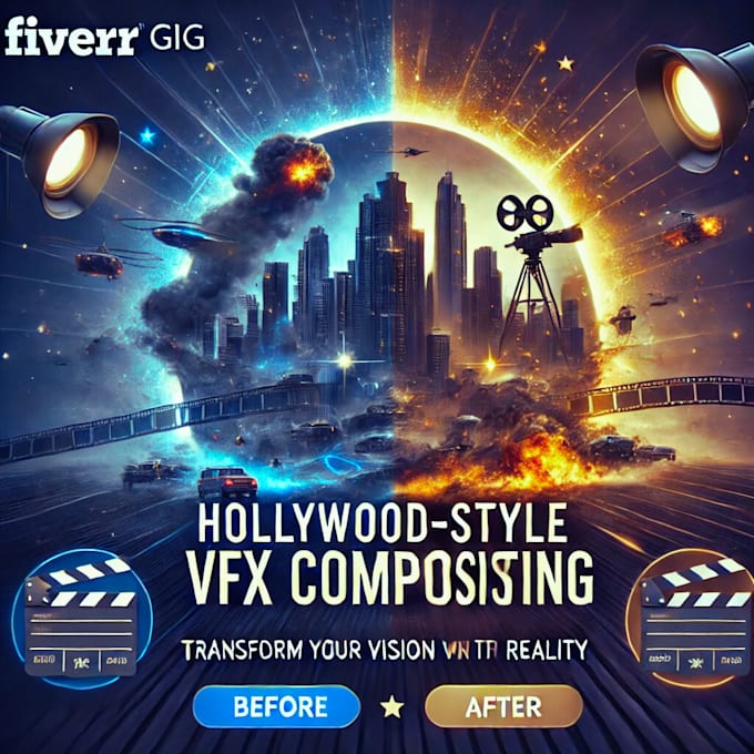 Create seamless and professional vfx compositing for your project by ...