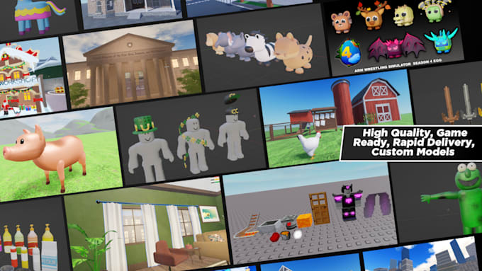 Create you a roblox model by Landofmilk | Fiverr
