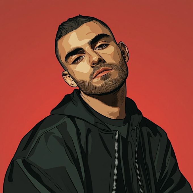 Draw gta style vector cartoon portrait from your photo by Ammbcross ...