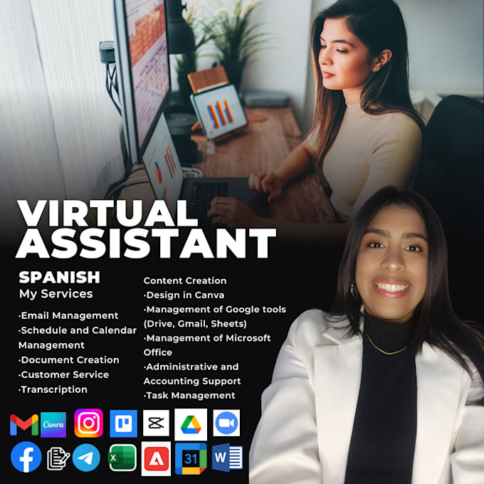 Seré tu asistente virtual administrativo y personal by Zulemayarcilaor | Fiverr
