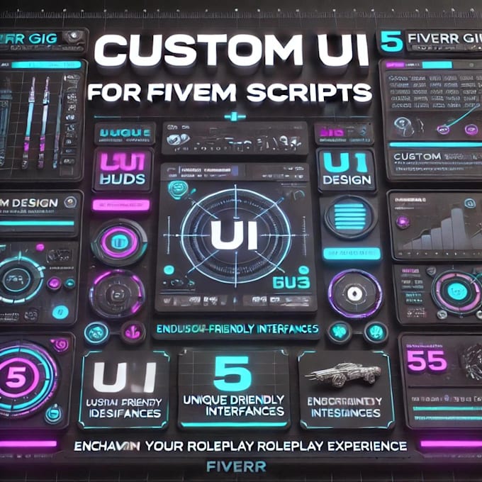Design stunning ui for your fivem scripts by Mx_2512 | Fiverr