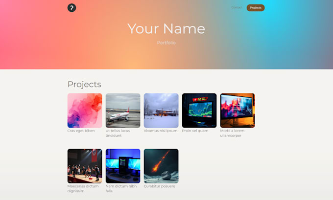 Build a custom portfolio website by Kreesty | Fiverr