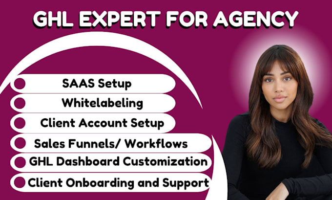 Build and manage ghl onboarding saas setup, white label custom ...