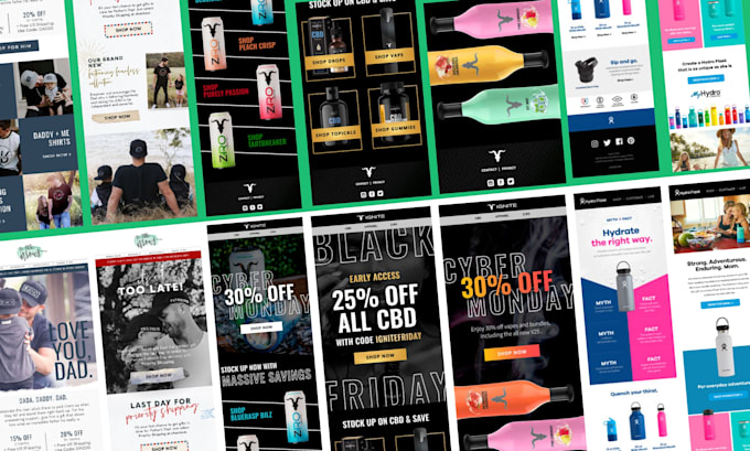 Create custom mailchimp html email template design by Boribabatunde ...