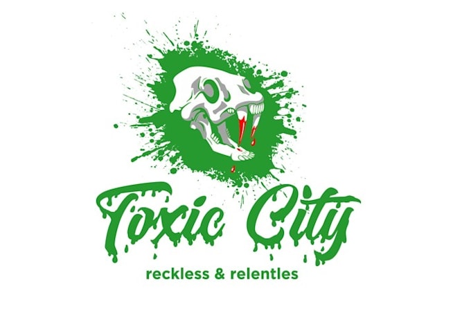 Design saber tooth skull punk grunge rock logo by Geoffrey_metz | Fiverr