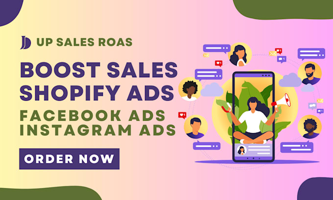 Boost shopify sales and growth, ecommerce sales by facebook ads ...