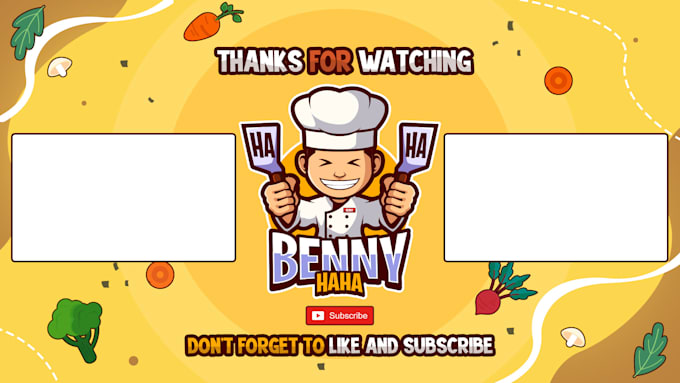 Create outro design or end screen for kick youtube twitch by Vi_rush ...