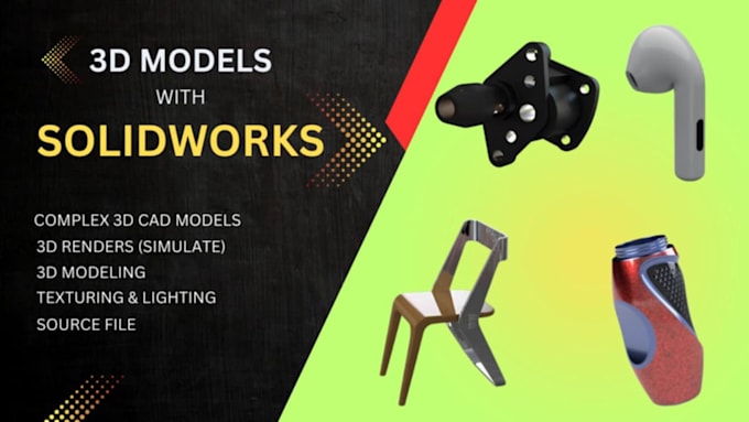 Design your ideas, products and models in solidworks by Giomodebadze_0 ...