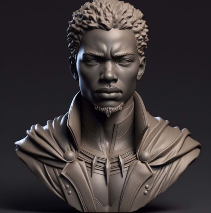 Sculpt realistic 3d headbust, 3d face,3d minature,3d bust model for 3d ...