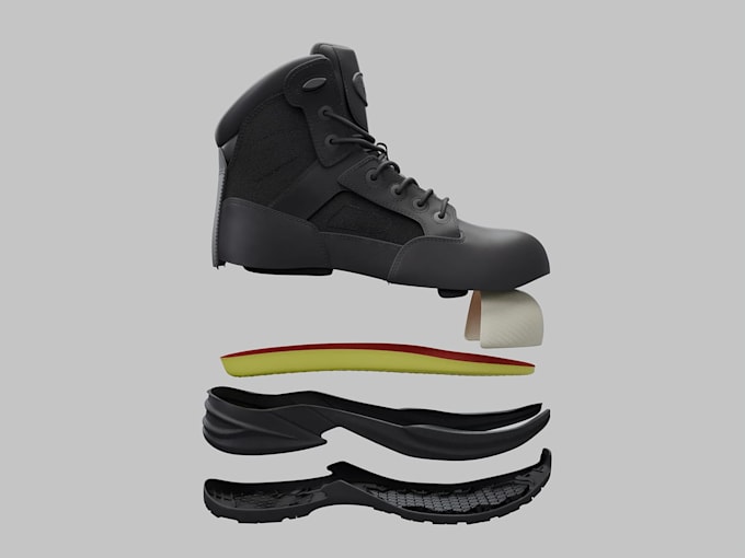 Do 3d shoe animation 3d shoe model footwear design sneakers ads motion ...