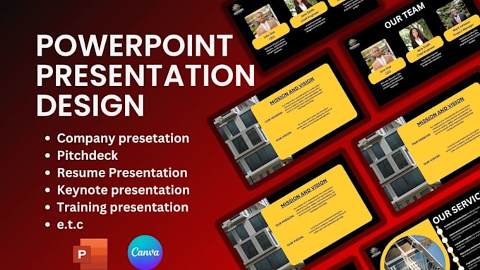 Design redesign branded powerpoint presentation, custom template, ppt ...