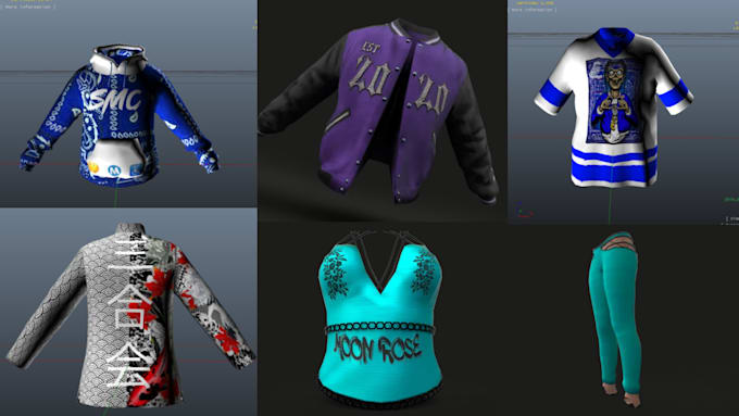Create custom clothing pack for gang, org and mc fivem ready by ...