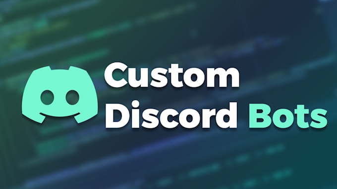 Make a custom discord bot for your discord server by Gamerexde | Fiverr