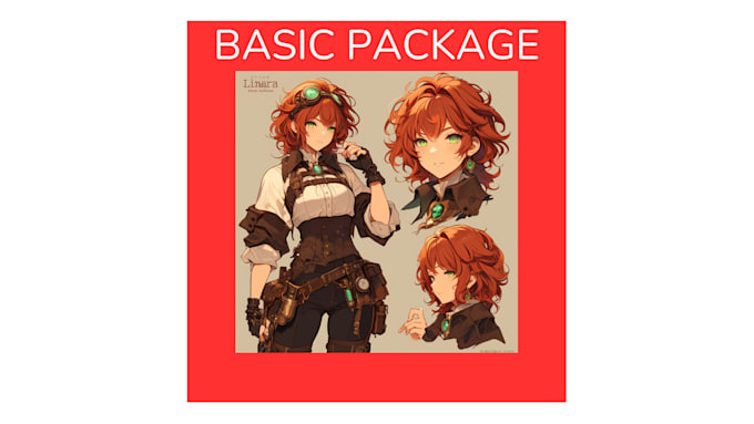 Create custom character model sheet using ai by Idraxx | Fiverr