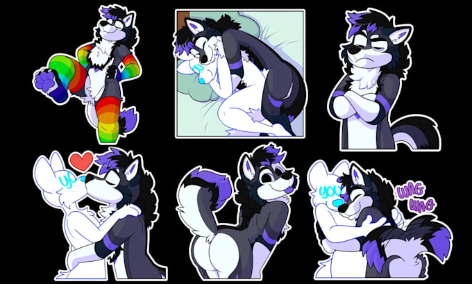 Furry telegram stickers, crypto stickers discord sticker fursona ...