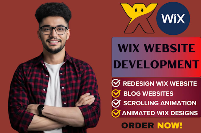 Create wix website redesign wix website design blog website animated wix studio by Web_smiles ...