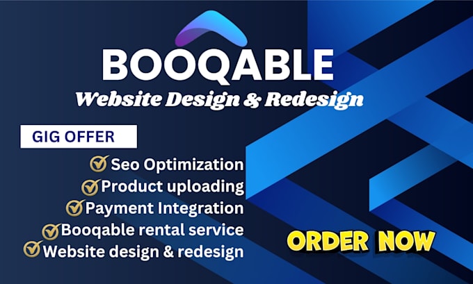Do booqable website design and redesign, booqable rental, online ...