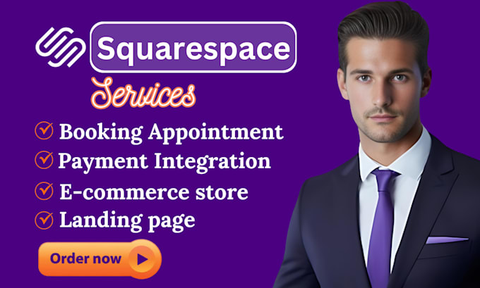 Design a squarespace ecommerce website, online store, setup booking appointment by Michael ...