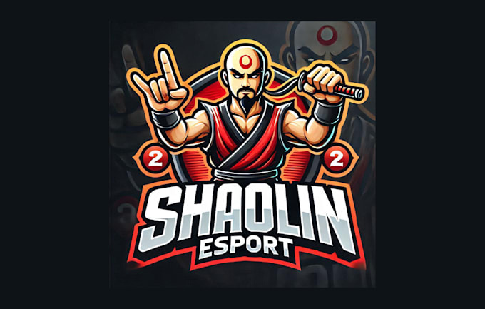 Design unique shaolin esport mascot logo in just two days by Marcella ...