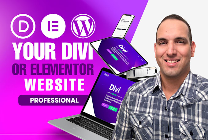 Be your expert on divi themes, divi builder and elementor by Manuelmuzzini93 | Fiverr