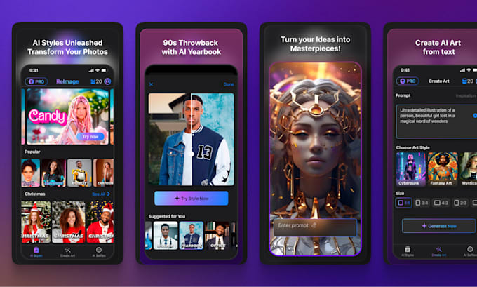 Do stunning app store screens that drive downloads by Alona_ya | Fiverr