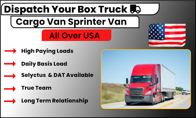 Dispatch box truck cargo van sprinter van in usa logistics by ...