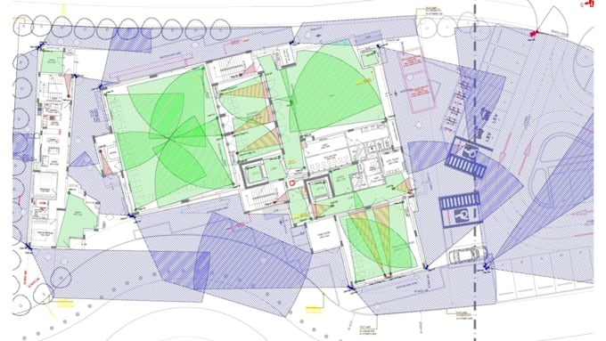 Design cctv and access control systems autocad by Majid_jutt221 | Fiverr