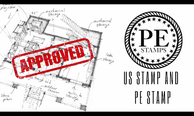 Stamp, review and seal architectural stamp, pe stamp, hvac, mep for ...