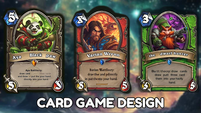 Do card game design, board game, tcg, card game, tarot cards, card game ...