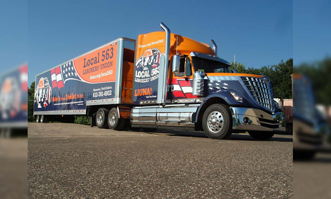 Create professional sami truck wrap design, box truck by Eshanisar707 ...