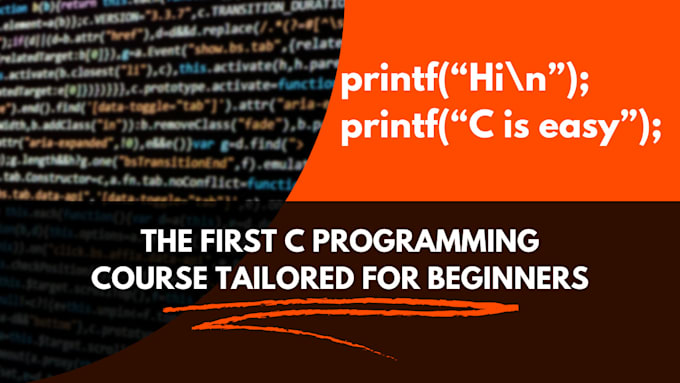 Provide beginner friendly c programming lessons by Team_osanil | Fiverr