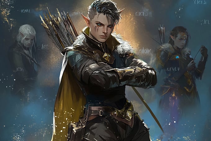 Draw splash art and fantasy concept art dnd illustrations by Jeimyeoyd ...