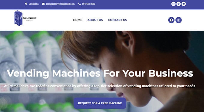 Create vending machine website, atm machine website, vending atm ...