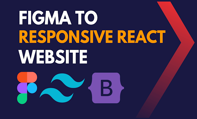 Convert your figma design to react with tailwind, bootstrap by Saadmama | Fiverr