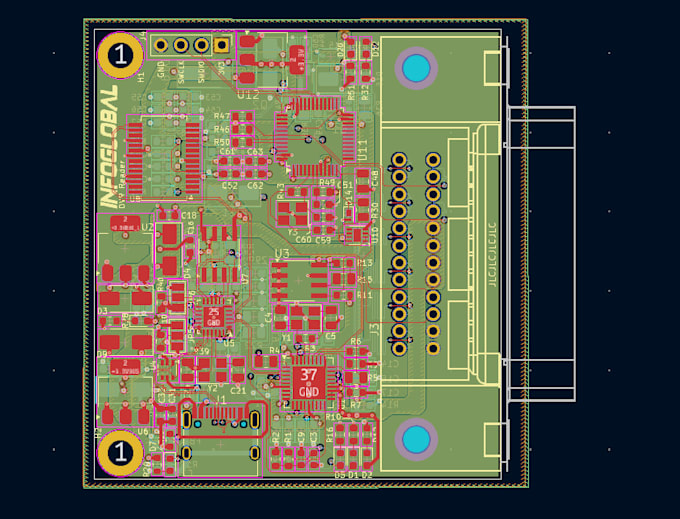 Design professional pcb schematic and layout in kicad eda by ...