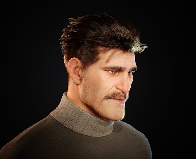 3d metahuman character, ue5 model for short3d animation movie, xmas ...