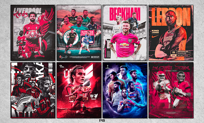 Create custom sports and celebrity posters for your images by Pboy ...