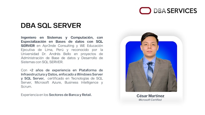 Take care of managing your sql server databases by Cesarm4rtinez | Fiverr