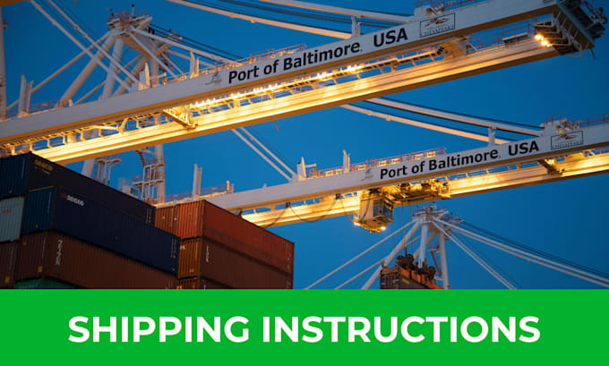 Create shipping instructions for you by Oplanka | Fiverr