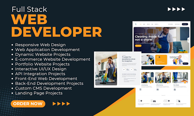 Be your full stack web developer, front, back end developer by Zaid1899 ...