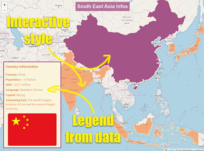 Design interactive maps with leaflet for visualization by Sofianosss ...