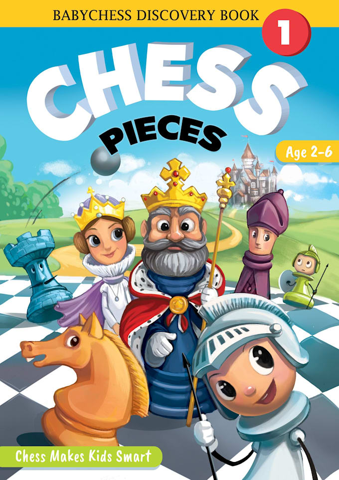 Design chess discovery book kids logo by Cole_ferry | Fiverr
