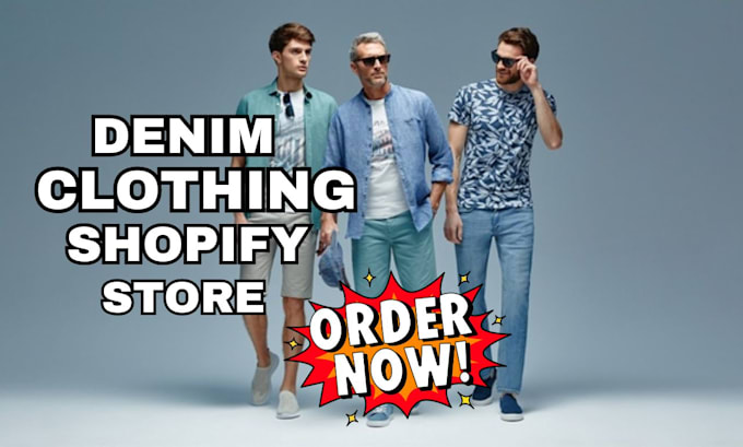 Design denim clothing shopify jean store fashion clothing store ...