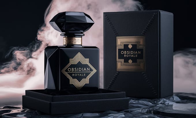 Make product packaging, logo, box, label design for perfume,itar,aud ...